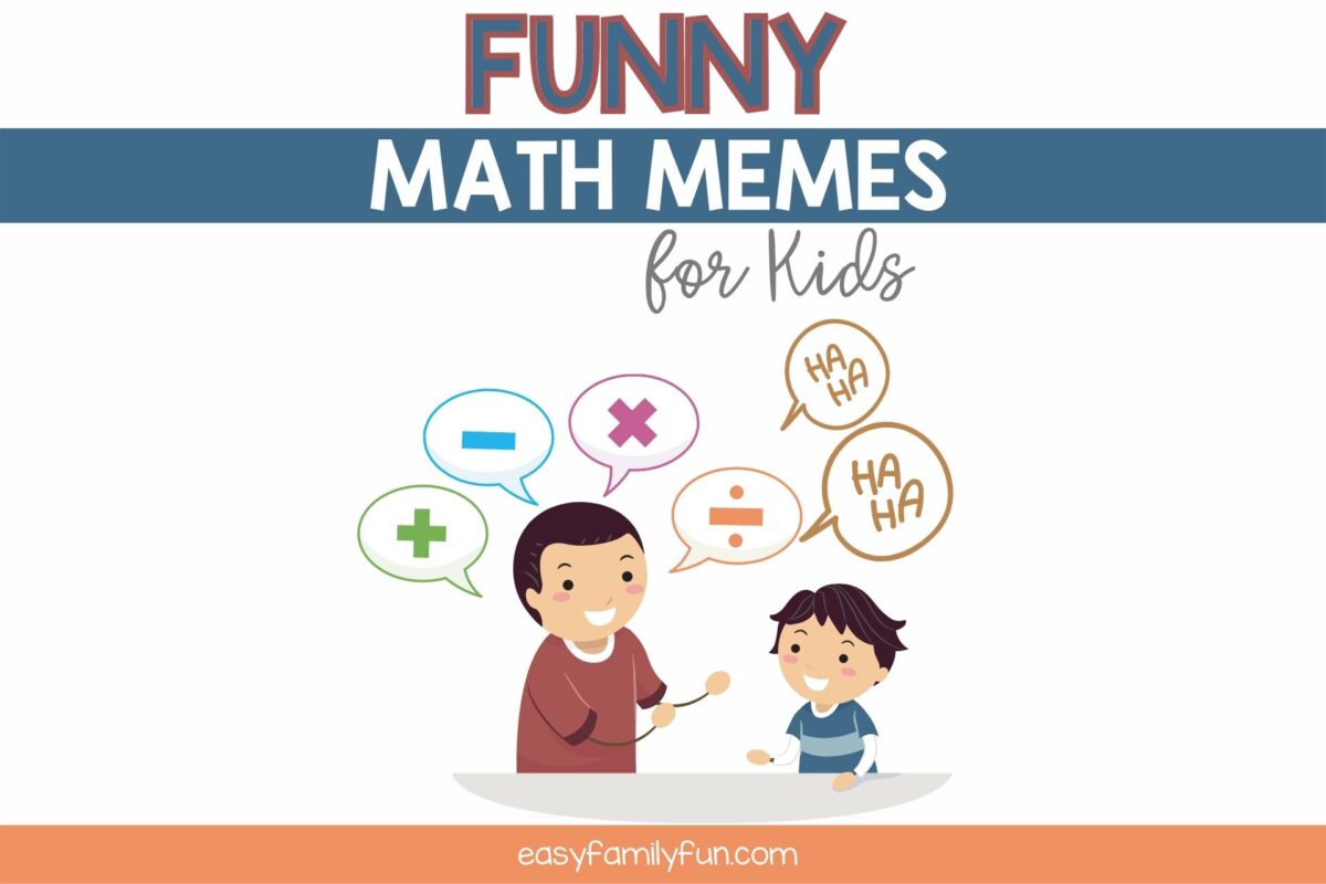 100 Funny Math Memes For Kids - Easy Family Fun- Games, Trivia, and Jokes