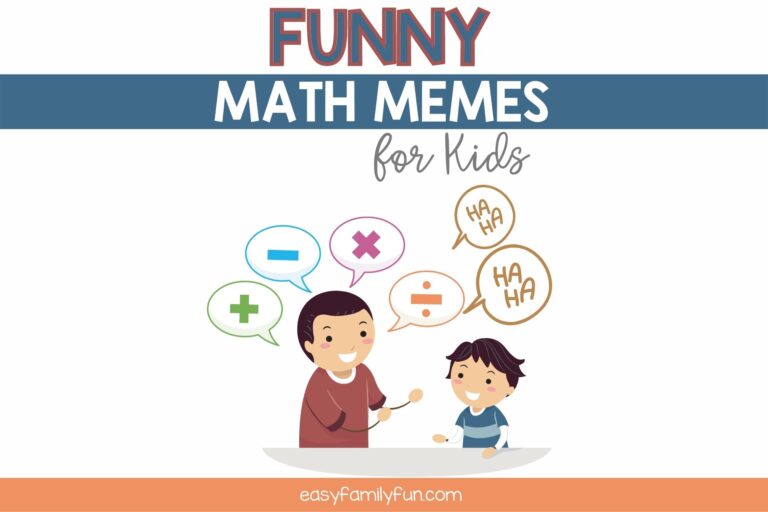 100 Funny Math Memes For Kids - Easy Family Fun- Games, Trivia, and Jokes