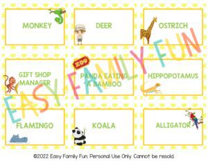 50+ Fun Zoo Charades for Kids and Adults