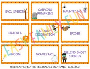 90 Best Halloween Charades + Printable Cards