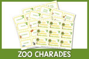 50+ Fun Zoo Charades for Kids and Adults