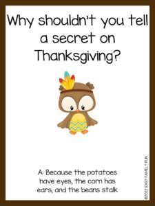 80 Festive Thanksgiving Jokes For Kids - Easy Family Fun- Print-and ...