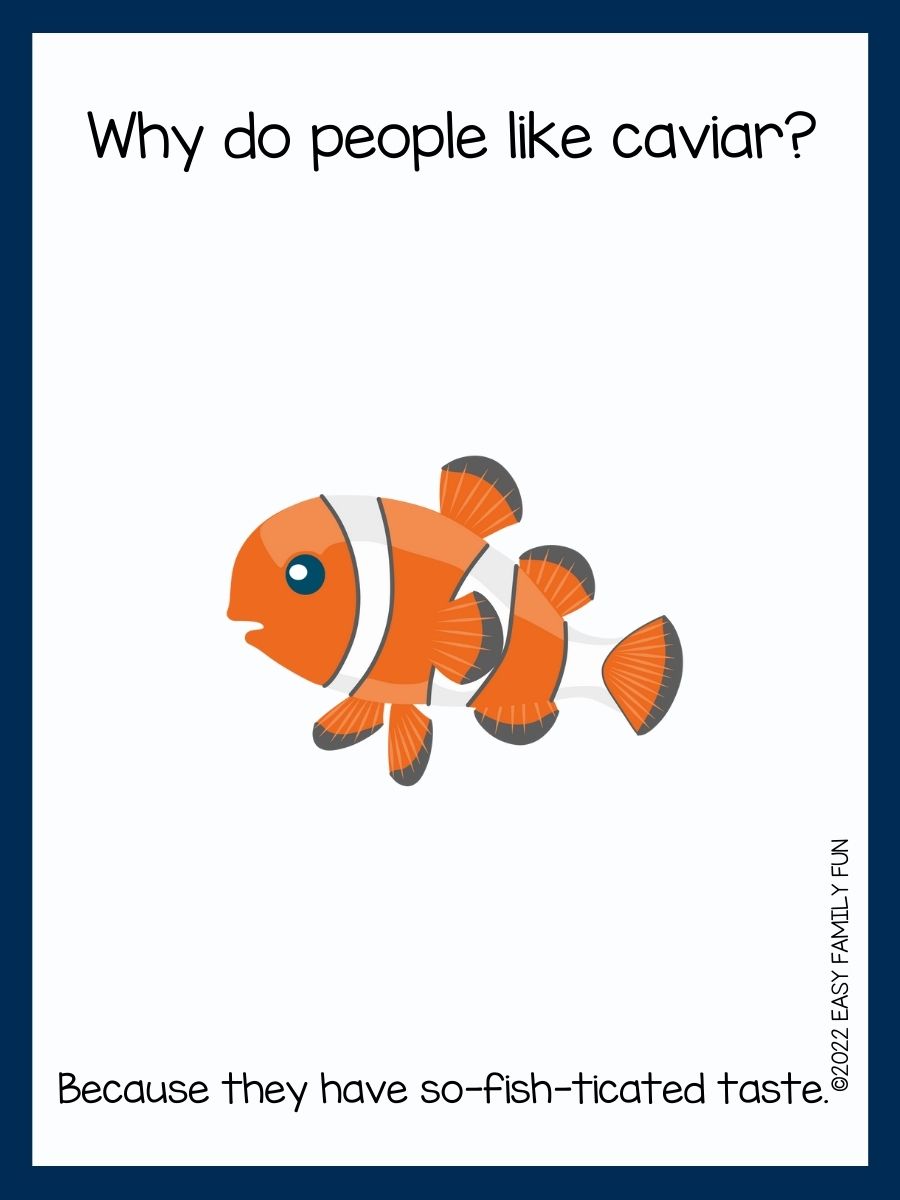 105 Fish Puns - Easy Family Fun- Games, Trivia, and Jokes