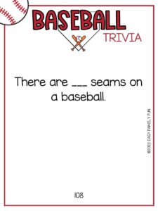 35 Baseball Trivia Questions
