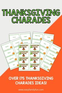 200+ Thanksgiving Charades Ideas - Easy Family Fun- Games, Trivia, and ...