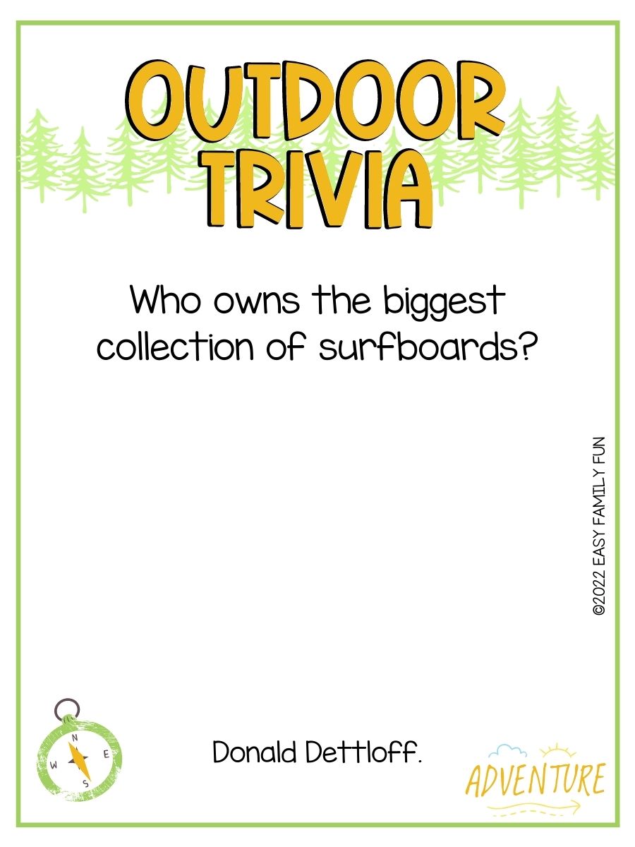 135 Best Outdoor Trivia Questions with Answers for Kids