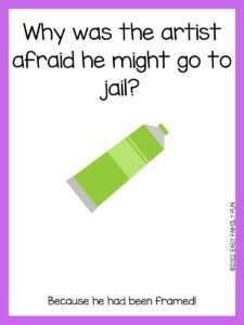 35+ Crafty Art Riddles - Easy Family Fun- Games, Trivia, and Jokes