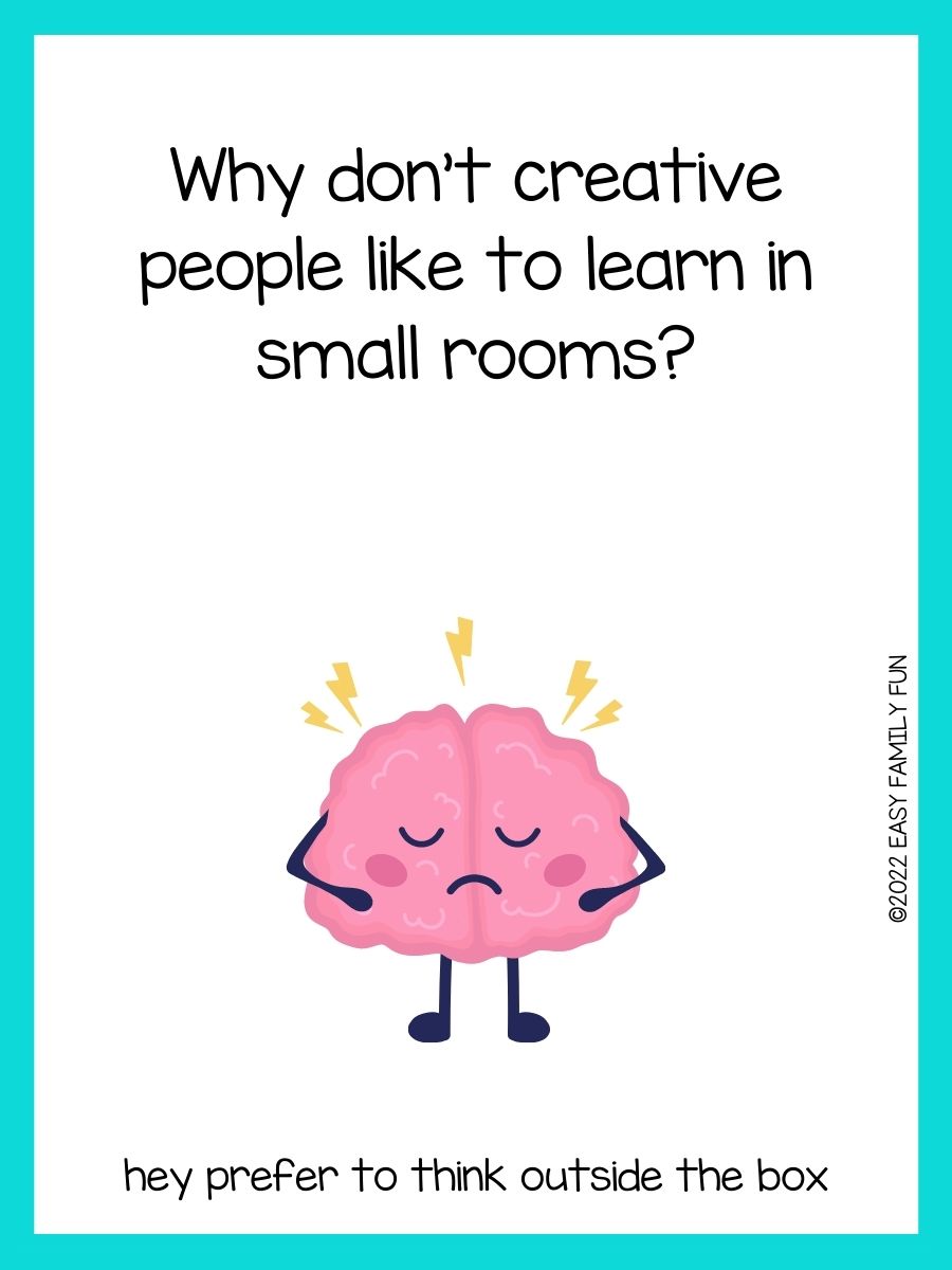 Brain Jokes For Kids - Easy Family Fun- Games, Trivia, and Jokes