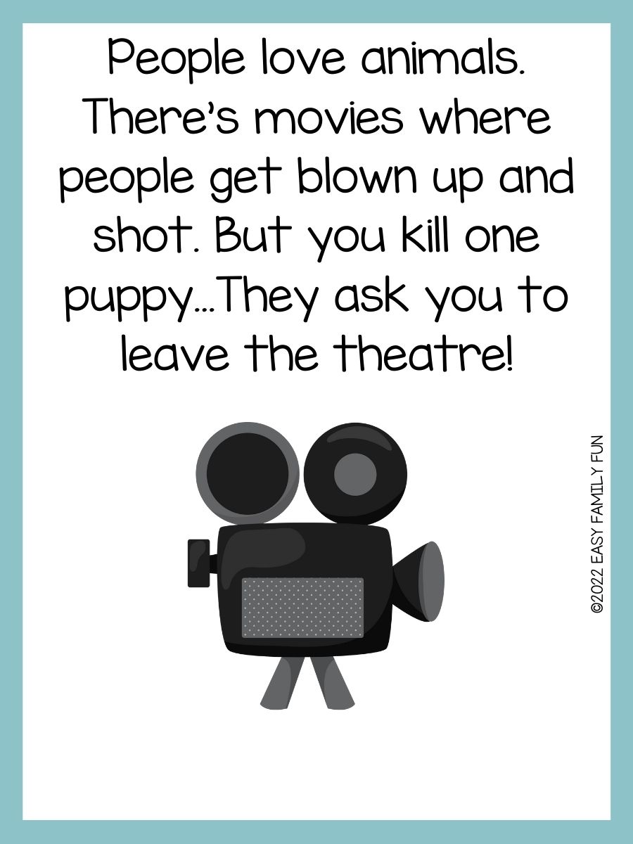 80 Movie Theater Puns - Easy Family Fun- Print-and-Play Family Fun Hub