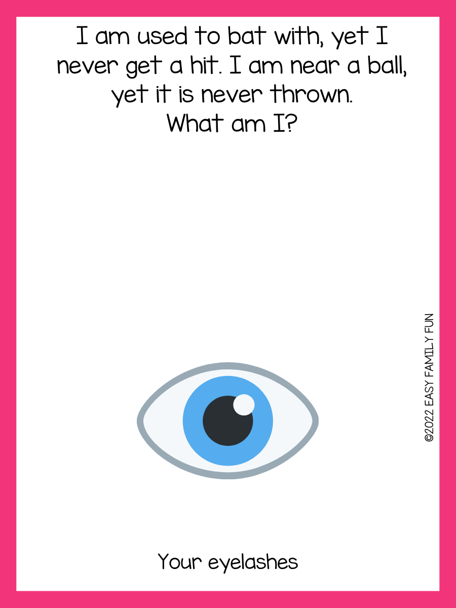 45 Riddles For Eyes - Easy Family Fun- Games, Trivia, and Jokes