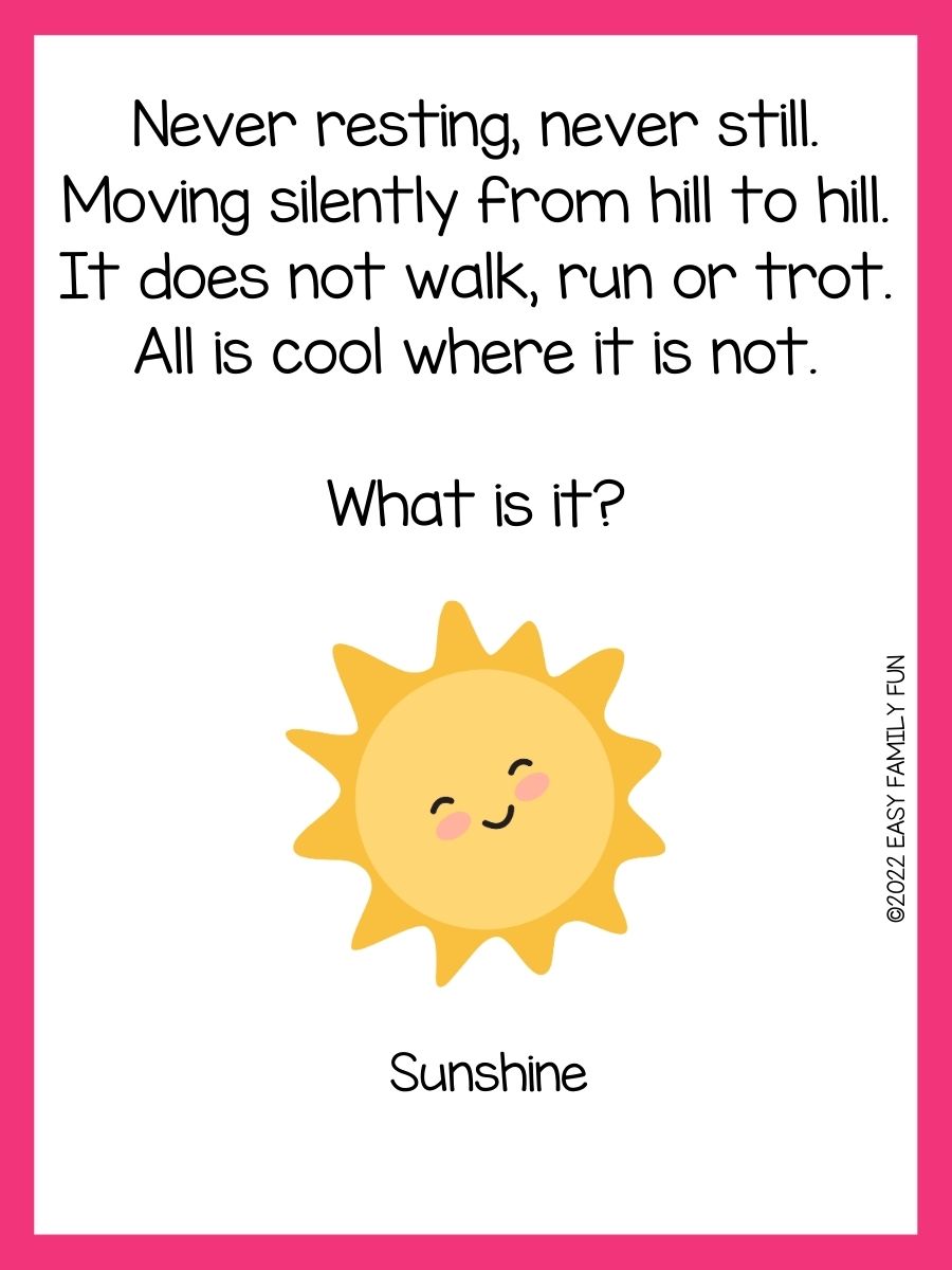 The Best Sun Riddles For Kids and Adults