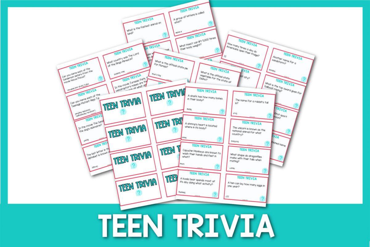 100 Fun and Challenging Teen Trivia Questions
