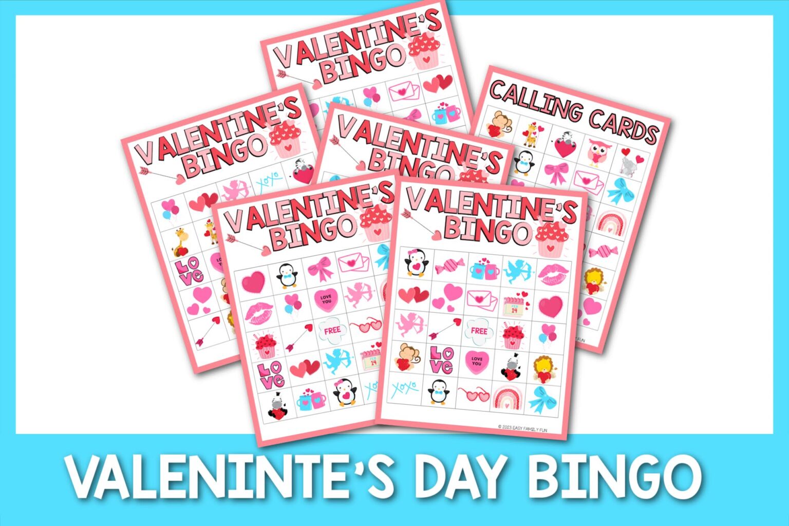 Free Valentine's Day Bingo Cards