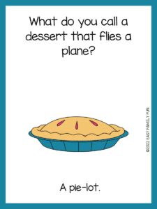 130 Pie Jokes - Easy Family Fun- Games, Trivia, and Jokes