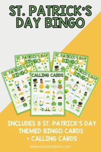 Festive St. Patrick’s Day Bingo Cards