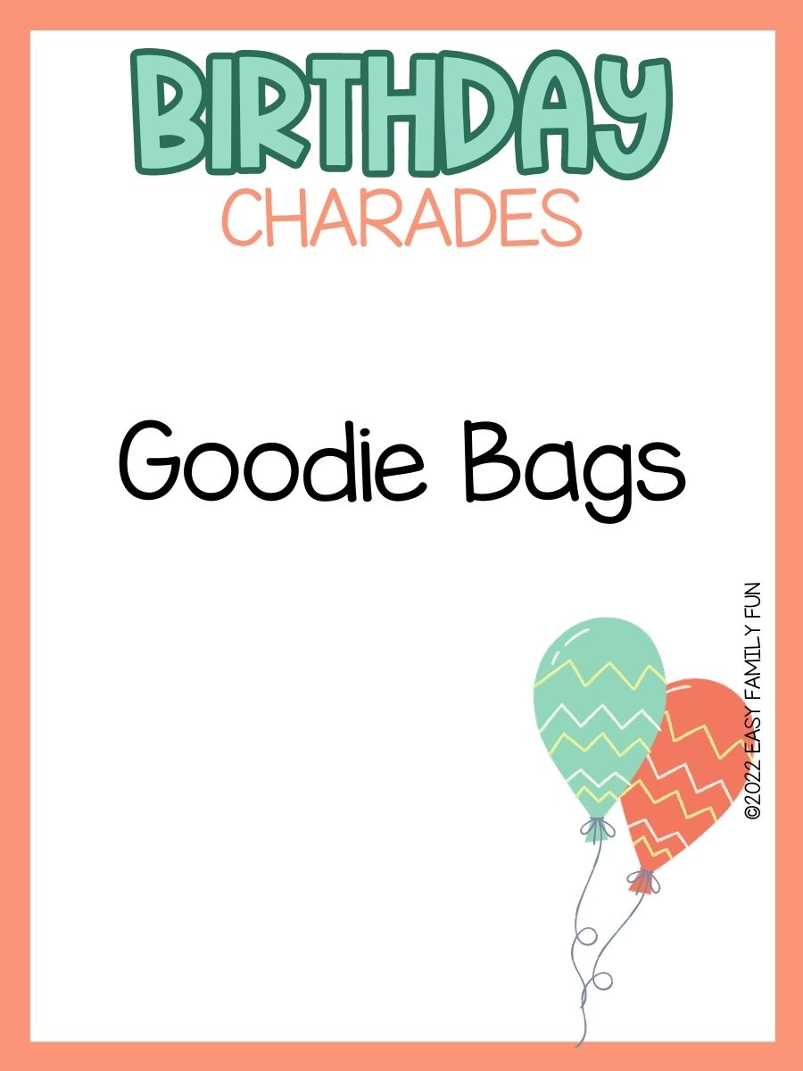 The Best Birthday Charades Ideas + Printable Cards