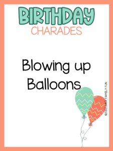 The Best Birthday Charades Ideas + Printable Cards