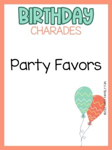 The Best Birthday Charades Ideas + Printable Cards