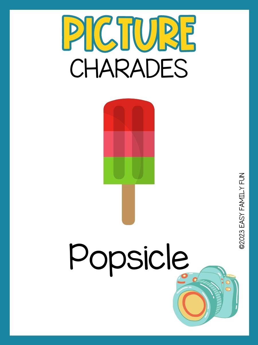 105 Fun Picture Charades + Printable Cards