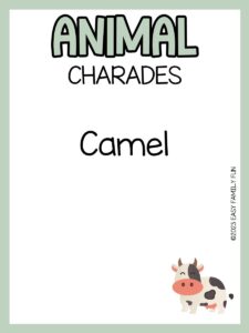 Animal Charades - Easy Family Fun- Games, Trivia, and Jokes