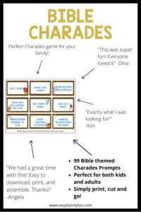 99+ Best Bible Charades Ideas With Printable Cards