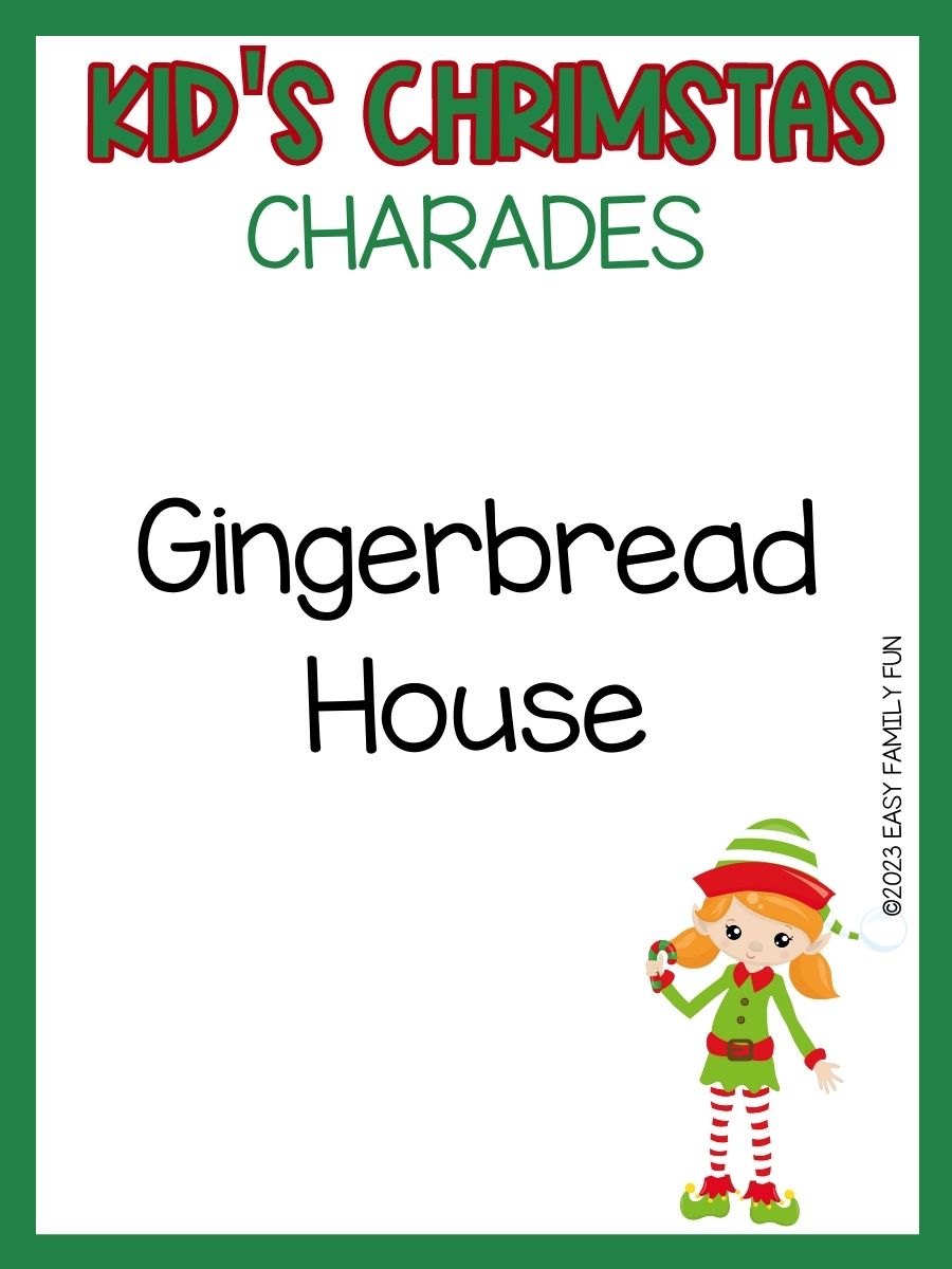 70+ Festive Kids Christmas Charades + Printable Cards - Easy Family Fun ...