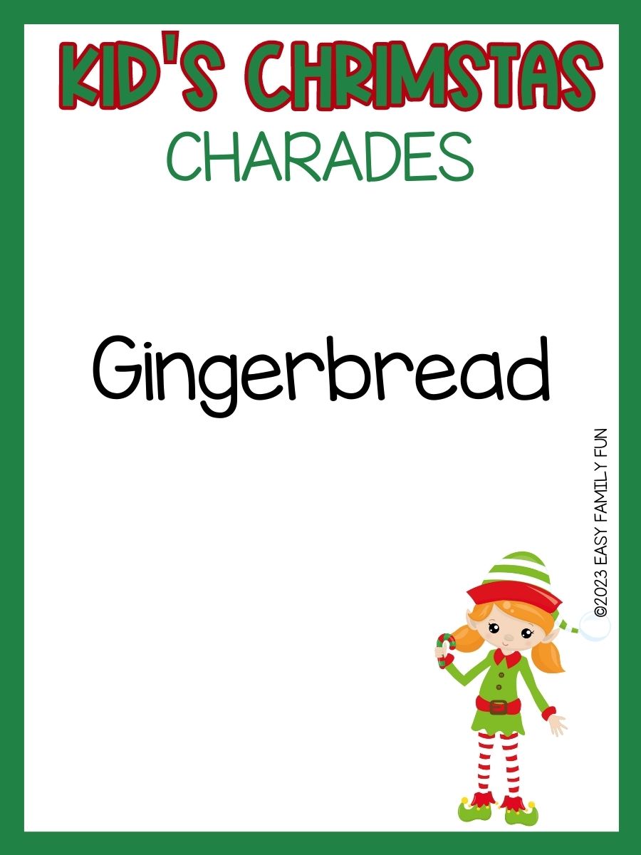 70+ Festive Kids Christmas Charades + Printable Cards - Easy Family Fun ...
