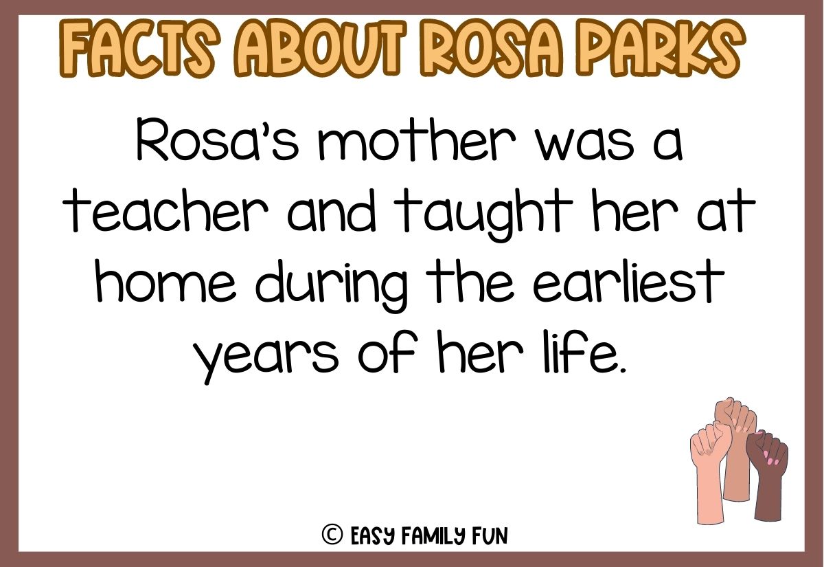 Facts about Rosa Parks