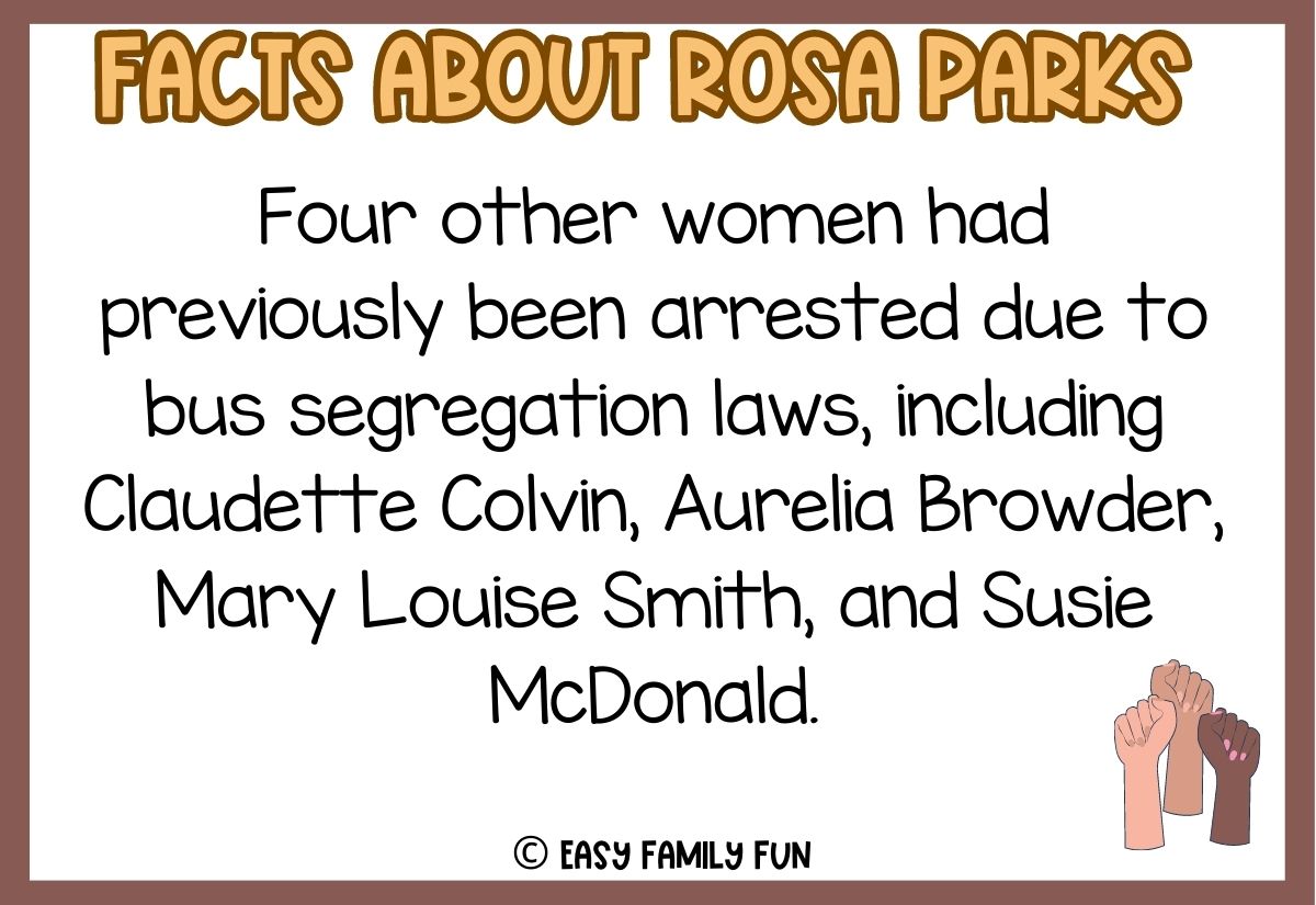Facts about Rosa Parks