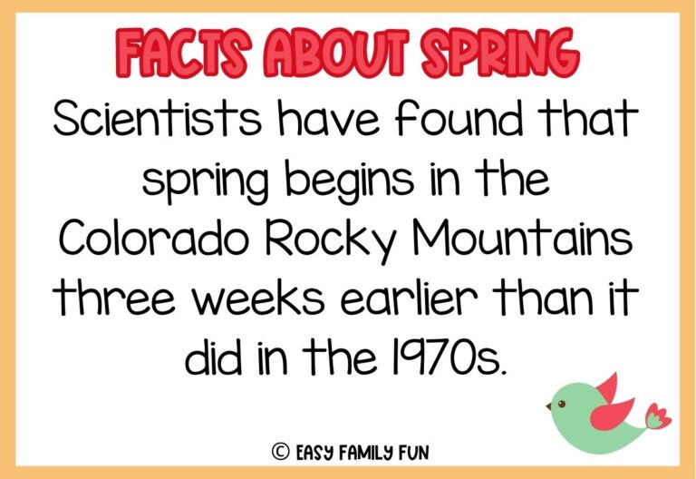 Facts About Spring