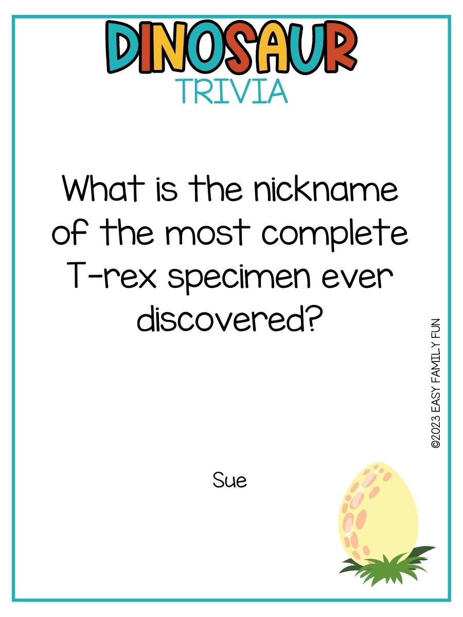 175 Fascinating Dinosaur Trivia Questions and Answers