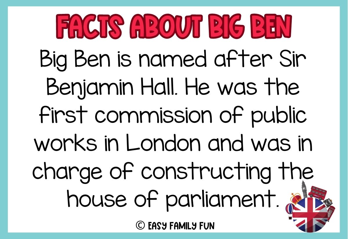 Facts about Big Ben