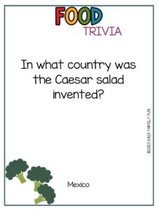 120 Tantalizing Food Trivia Questions and Answers