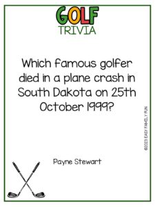 100 Hole-in-One Golf Trivia Questions and Answers
