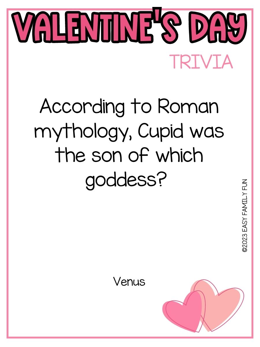 100 Fun Valentine's Day Trivia Questions