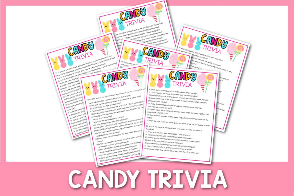 188 Super Sweet Candy Trivia Questions and Answers