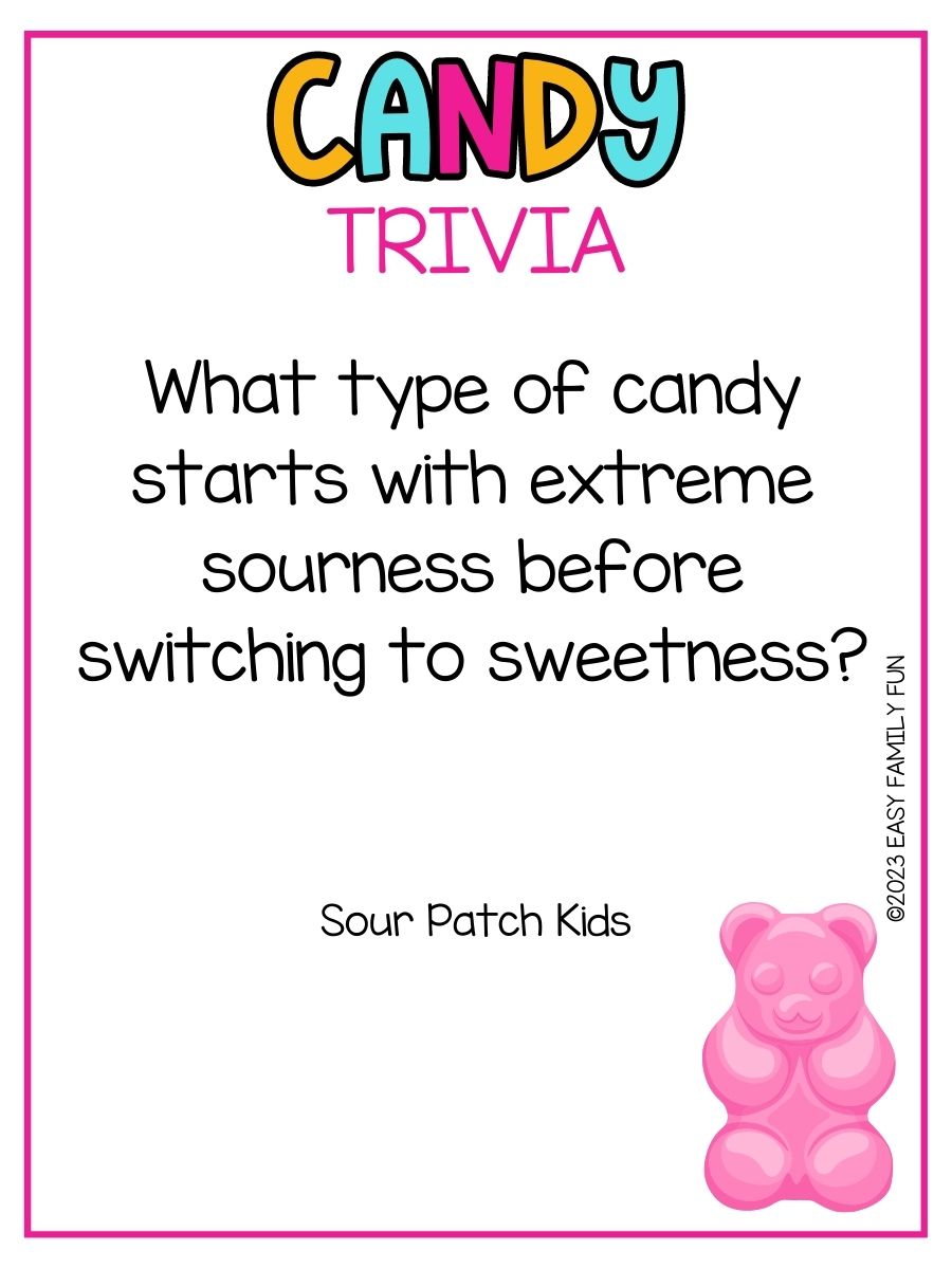 188 Super Sweet Candy Trivia Questions and Answers