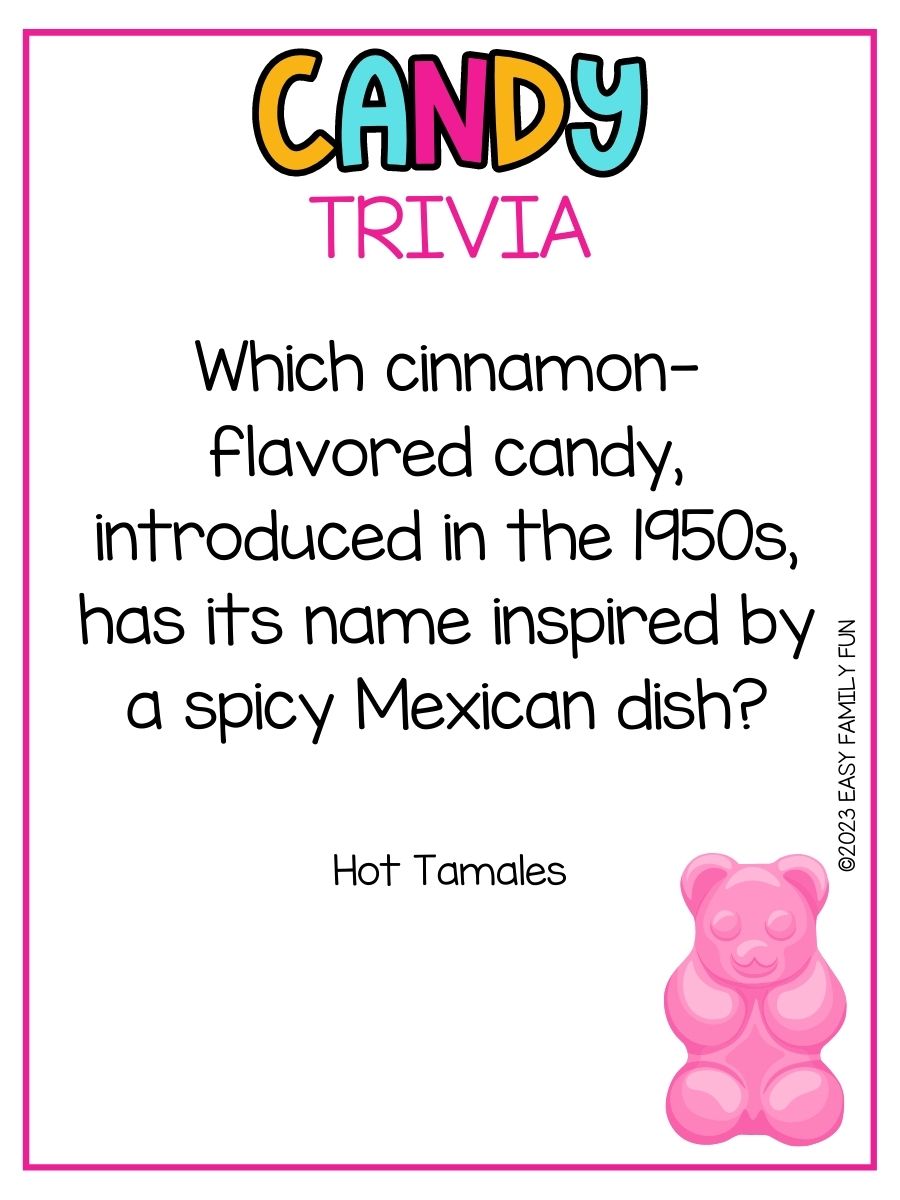 188 Super Sweet Candy Trivia Questions and Answers