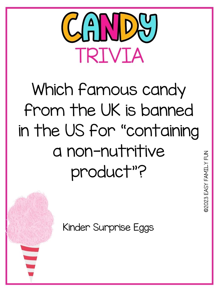 188 Super Sweet Candy Trivia Questions and Answers
