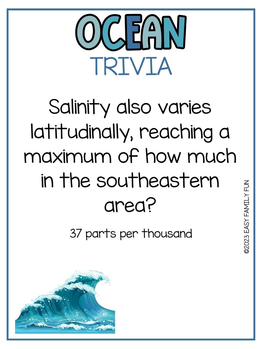 78 Fascinating Ocean Trivia Question and Answers