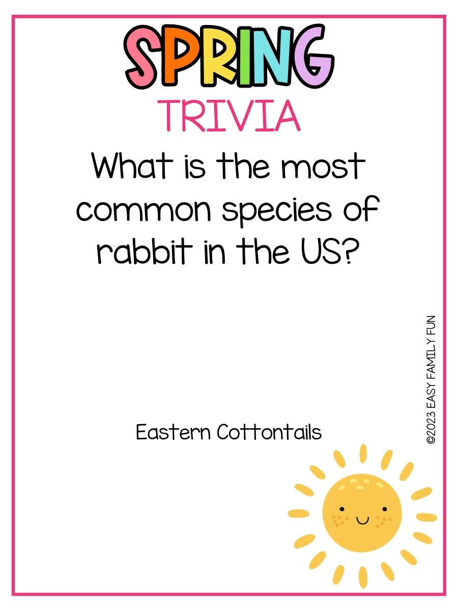 100 Beautiful Spring Trivia Questions and Answers