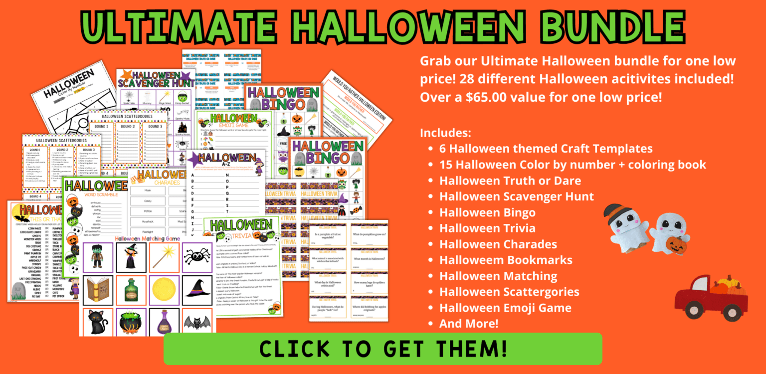 Free Halloween Word Scramble Printable