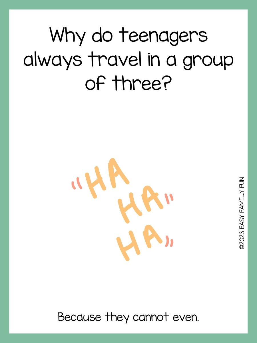 160 Jokes For Teens That Make Them Laugh