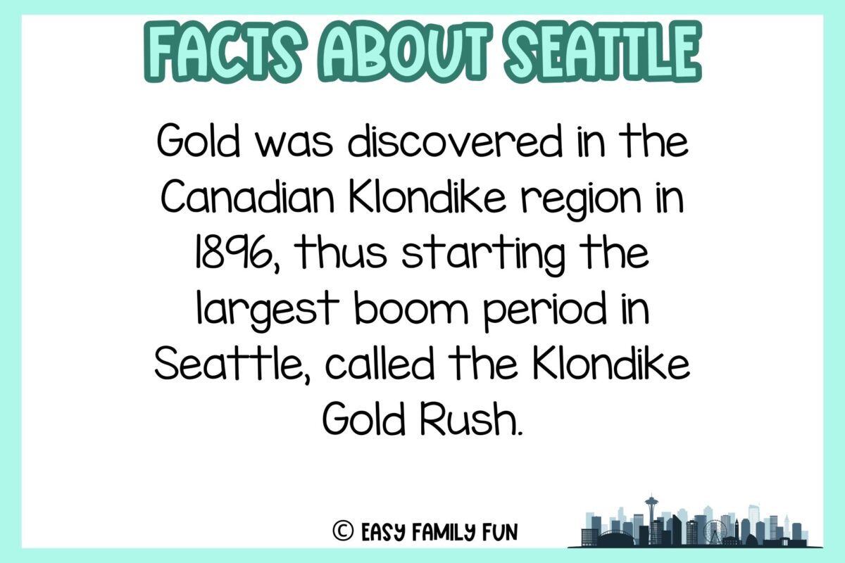 55 Interesting Facts About Seattle [Free Fact Cards] - Easy Family Fun ...