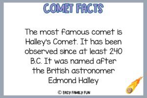 65 Best Facts About Comets [Free Fact Cards]