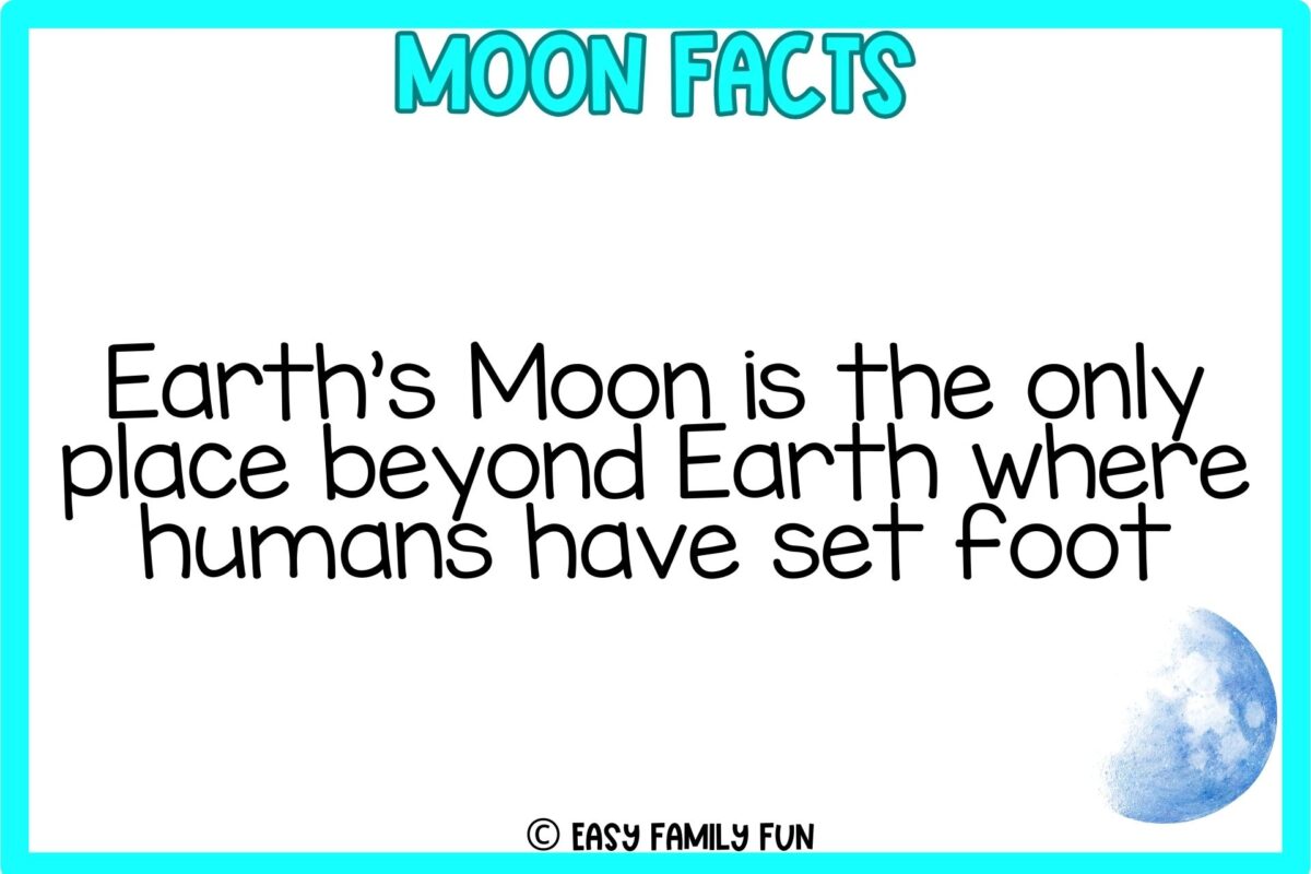 Facts About The Moon - Easy Family Fun- Print-and-Play Family Fun Hub