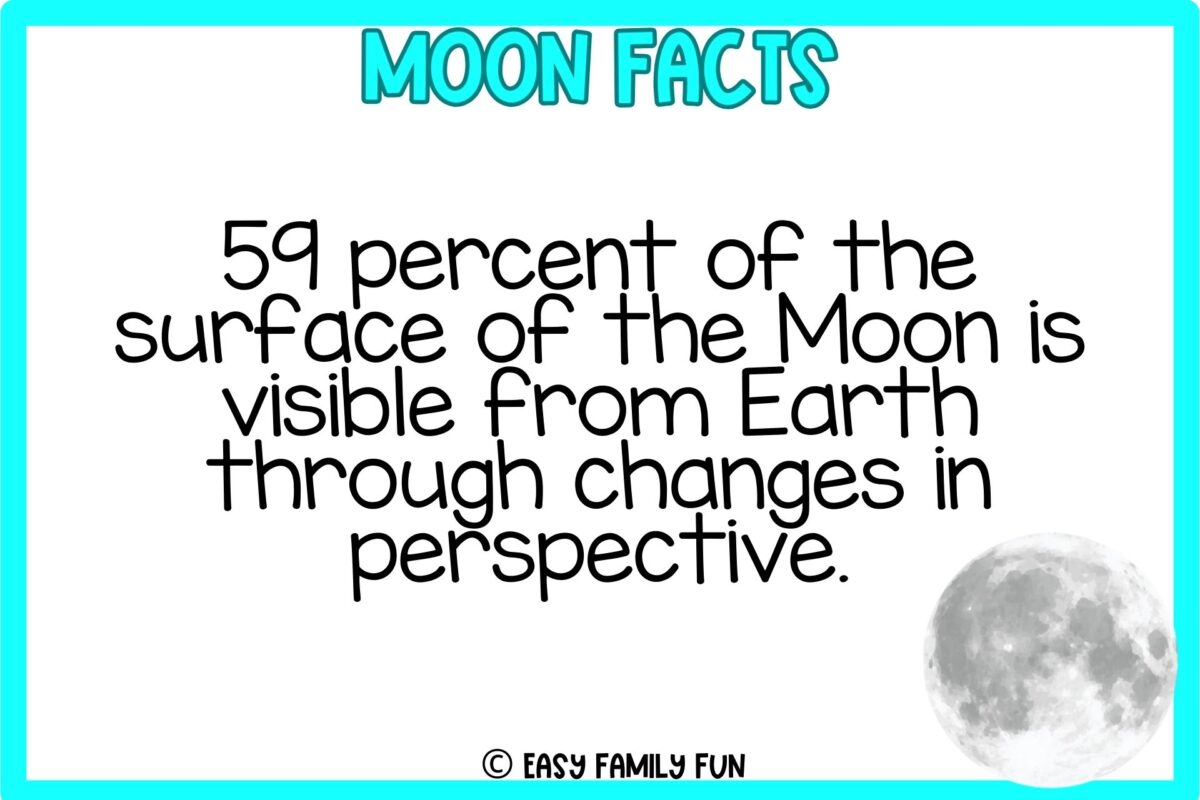 Facts About The Moon - Easy Family Fun- Print-and-Play Family Fun Hub