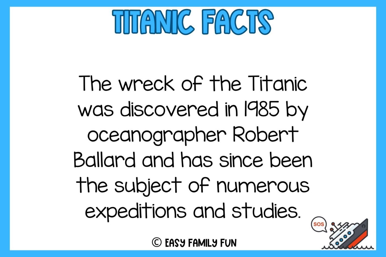 85+ Best Titanic Facts [Free Fact Cards]