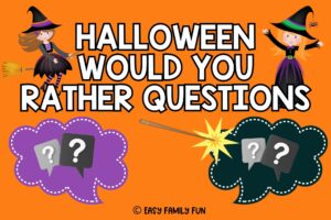 Halloween Would You Rather - Easy Family Fun- Games, Trivia, and Jokes
