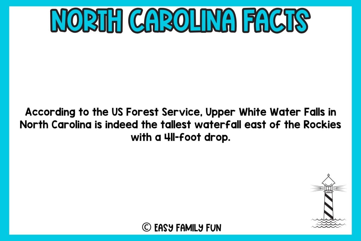 Over 100 Fun Facts about North Carolina [Free Fact Cards] - Easy Family ...